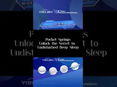 China Custom Made Roll Packed Bed Pocket Individual Coil Springs For Mattress for sale