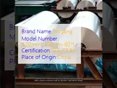 Aluminum Alloy 8011 (0.02mm × 800mm) for Pharmaceutical Bubble Aluminum Foil Plastic Composite Film