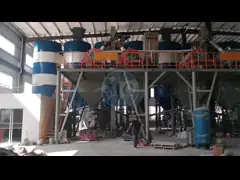 Tile Adhesive Putty Skim Coat Cement Mixer Dry Mortar Machines With Valve Bag Packing Machine