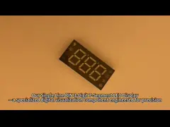 Super Bright Red 0.36-Inch (9.2mm) 3-Digit 7-Segment Common Anode LED Display for Temperature/Humidity Indicators