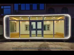 Sliding Foldable Apple Cabin 20㎡ Capsule House 5.4 Tons