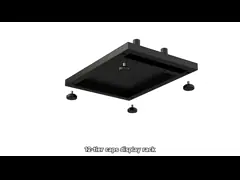 12-Shelves Hat Display Stand with Metal Base and Customizable Size for Sportswear Stores