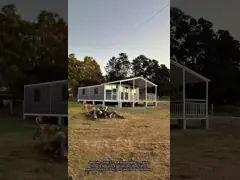 Affordable 40ft Expandable Container Home with Extended Size 5900*6300*2480mm and Fold Size 2200mm