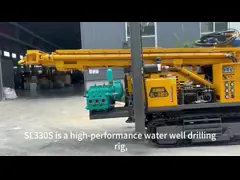 SL330S Crawler-type Water Well Drilling Rig, With Low Overall Cost And Powerful Performance