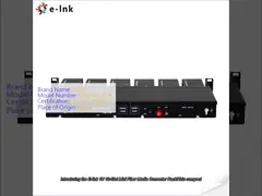 1U 12 Slots Mini Fiber Media Converter Rack
