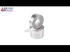 China FSK Ductwork and Pipe Wrapping Black Aluminum Foil Tape with Solvent Acrylic Adhesive for sale