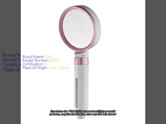 China New type of hot bath shower head with powerful pressure, hand-held shower with negative ion filter, spray hotel spa shower head for sale
