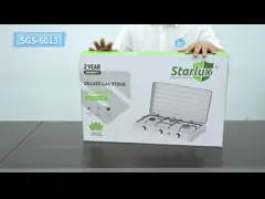 China ECO-GS6013 3-Burner Camp Stove with 2.2KW Heating and 610mm Dimensions for Outdoor Cooking for sale