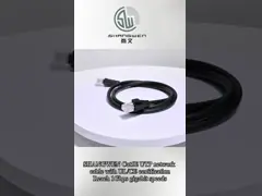 Cat5E Round UTP 24AWG UTP Soft 4pair CE UL Multiple Copper Twist 100% Oxygen Free Copper Patch Cord Ethernet Cable Cat5E Cable