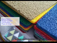 중국 15 mm x 1.22m x 8 견고한 뒷받침 PVC 코일 매트, PVC 코일 양탄자 판매용
