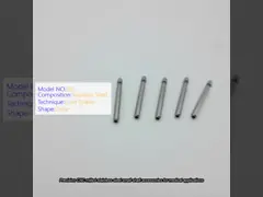 China Medical Grade 304 Stainless Steel CNC Milling Shaft Accessories with ±0.002mm Tolerance and Ra 0.2μm Surface Finish for sale