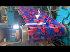 Galvanized Prepainted Printed Coils Combining Aesthetics Protective Performance