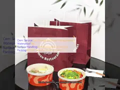 Versatile and Durable Recyclable Kraft Paper Bag for Clothing Storage