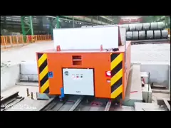 China Paper Making Cable Reel Powered Rail Electric Transfer Cart for sale