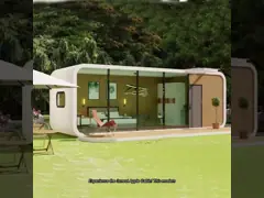 Aluminum Alloy Apple Capsule House with WiFi and 20㎡ Floor Area