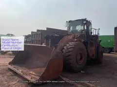Good Working Condition Strong Power Cat 980h Wheel Loader Front Payloader