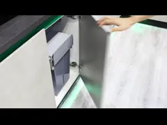 China Pull Out Kitchen Dustbin Sliding Double Bin Trash Can 400mm 300mm with 20L Capacity and Dual Compartments for sale