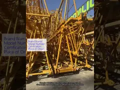 Affordable Zoomlion Zoomlion Wa6516-8b Used Tower Crane for Industrial Facility Construction