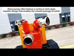 Sewage Water Pump High Flow Centrifugal Pump Flood Discharge Portable Diesel Powered Water Pumps