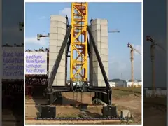 China Hot Sell Zoomlion The Second Used Walking Cranes Building Tower Crane Qtz100 4510 6t with CE
 for sale