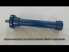 Long Stroke HSG Series Hydraulic Double Acting Piston Cylinders Engineering Hydraulic Cylinder