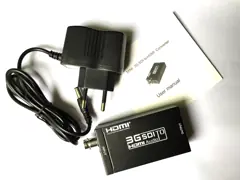 3G-SDI to HDMI Converter Supports SMPTE 425M (Level A and Level B), SMPTE 424M, SMPTE 292M, SMPTE 25