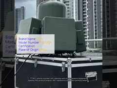 Ενα μη επανδρωμένο σύστημα αναγνώρισης- και ελέγχου που είναι εγκατεστημένο σε υπηρεσία κυκλοφορίας, σε απόσταση 360° και 3 km, σύμφωνα με το πρωτόκολλο RID.