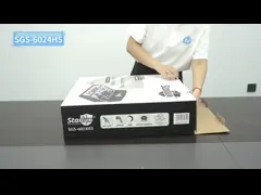 China ECO-GS6024HS Pulse Ignition 4-Plate Gas Stove with 0.45mm SS Plate and 3000pcs Monthly Capacity for sale