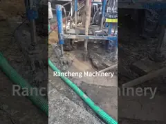 Max Depth 150m RCS200C Rubber Crawler Small Water Well Drilling Rig Machine