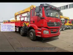 China Supply Chain HOWO Lorry Mounted Straight Boom Logistics Crane for Sale for sale