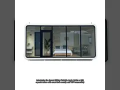 Sliding Foldable Apple Cabin Capsule House 20㎡ with Smart Lock
