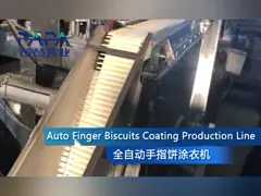 Automatic Finger Biscuit Chocolate Coating machine