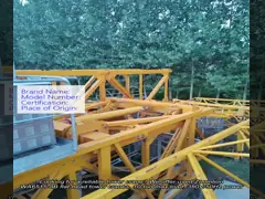 Second-Hand Zoomlion Wa6515-8b Construction Flat Head Tower Crane