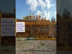 China Long Durability Certified Pre-Owned Tower Cranes Zoomlion T1100-63 From Lifting Heavy Materials for sale