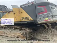 Second Hand Volvo 950 Crawler Excavator Engine 95t Cat 950h 950f Wheel Loader