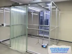 Power Coated Steel Softwall Cleanroom Pharmaceutical , Vertical Laminar Air Flow Chamber