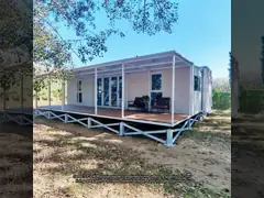 China 40ft Expandable Container Home with Folding Size 11800 × 6220 × 2480 mm Steel Roofing and Galvanized Steel Frame for sale