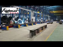 China FANUC Robotic Welding System with 12m Track for H-Beams for sale