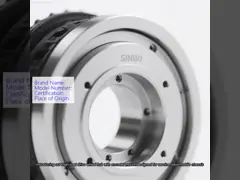 Drive Wheel Hub with Encoder Mount High Load Capacity for Service Robot Mobile Chassis