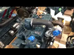 Kubota V3800-DI-T-ES09e Turbocharged Diesel Engine Assembly