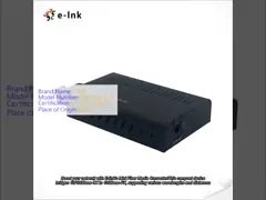 1U 12 Slots Mini Fiber Media Converter Rack