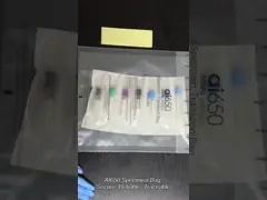 China GH Certified Medical 95kpa Transparent Specimen Bag And AIC Lab Centrifuge Tube for sale