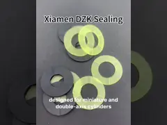 NBR/TPU Step-Free Buffer Gasket for Mini Cylinders | Wear-Resistant, Step-Free Cushioning for Mini/Dual-Axis Cylinders