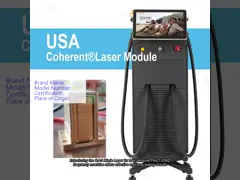 1-20HZ Frequency Diode Laser Hair Removal for 220V±10% 50Hz Electrical Efficiency