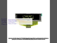 2.8 pulgadas pantalla PMOLED azul/amarillo 256*64 puntos interfaz I2C/SPI conducción IC SSD1322