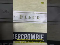 difference between ribbons,woven taps and elastic woven taps