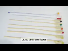 China Standard Type Disposable Latex Foley Catheter Fr26 with 100% Silicone Coating - 40cm Length, EO Gas Sterilized for sale