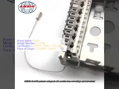 10 pares de la corona línea del bloque de terminales de la sola sobre corriente sobre unidad del protector del voltaje