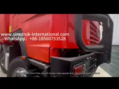 SINOTRUK 8X4 Fuel Tank Fuel Truck 30 CBM  Ghost face cab  With a bumper