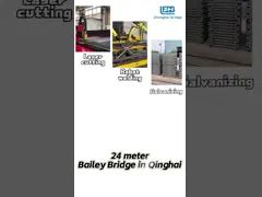 China Traditional Prefabricated Steel Bridge Steel Cable Suspension Bridge for sale